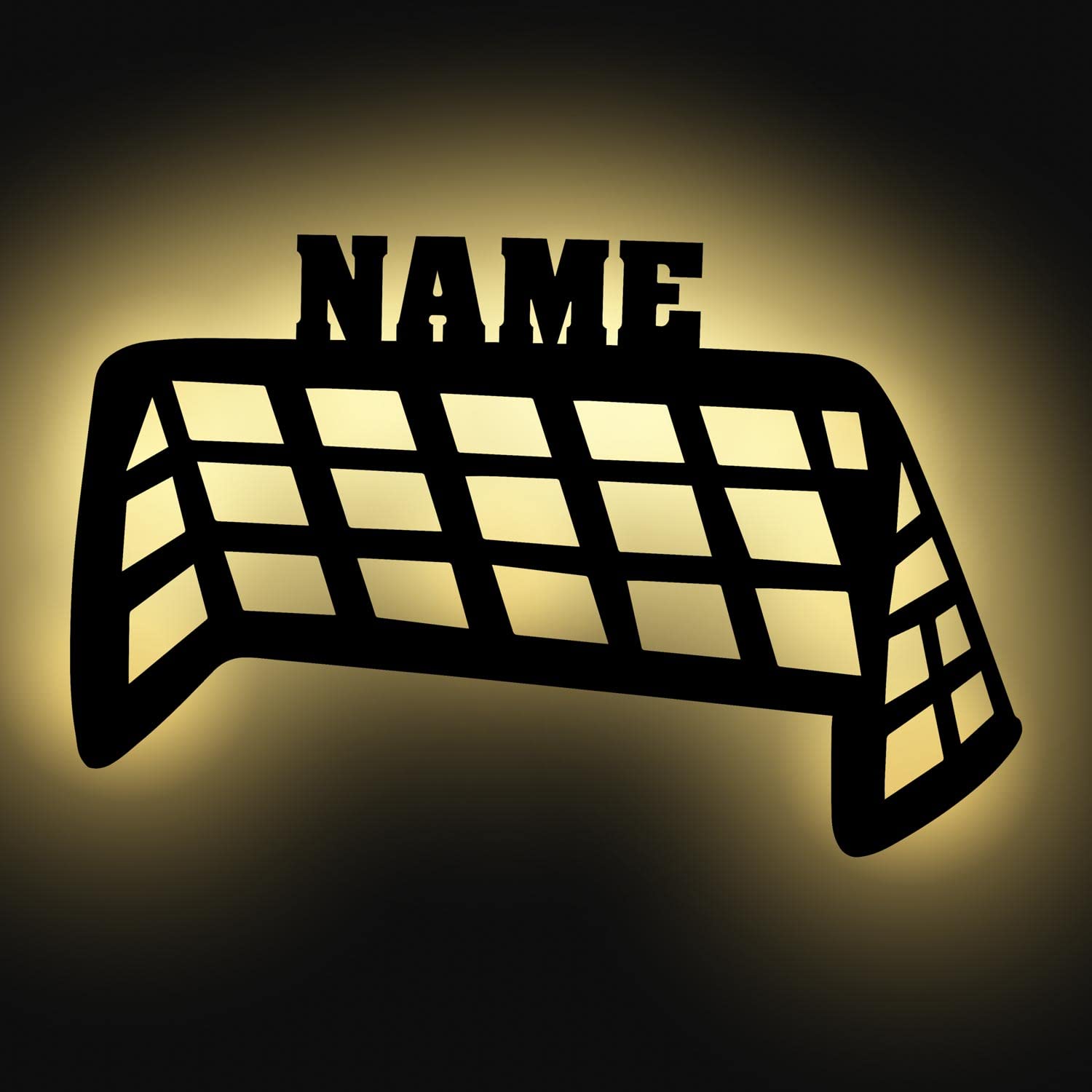 Soccer Goal - Personalized Wall Decor with optional LED Light | Starti ...